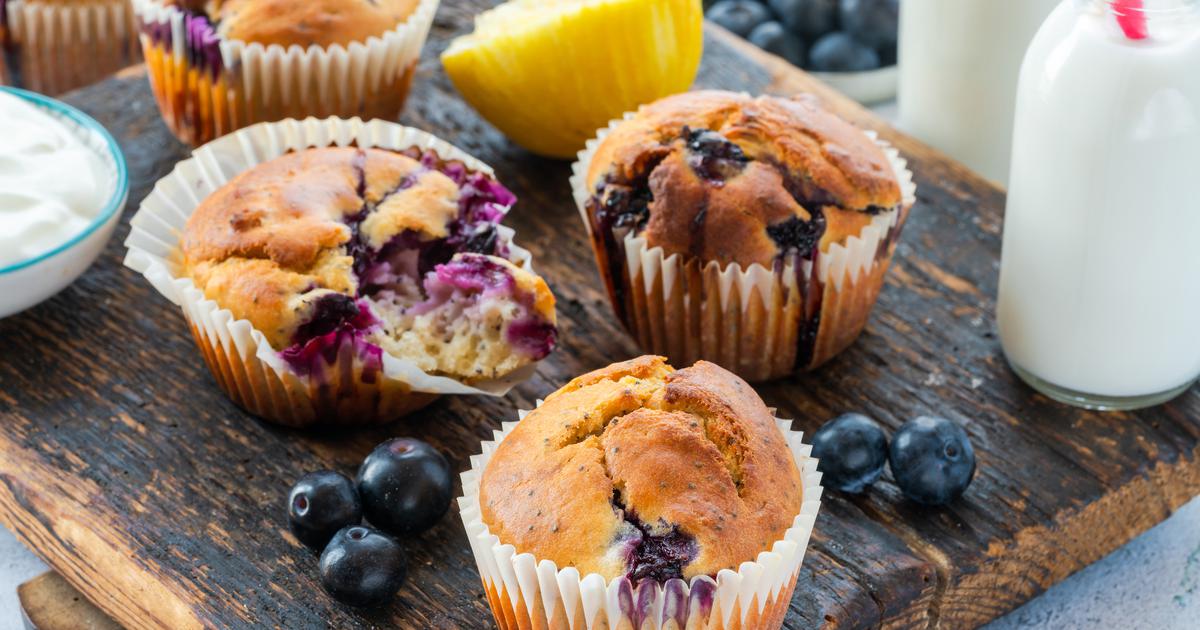 Muffini s jogurtom i borovnicama